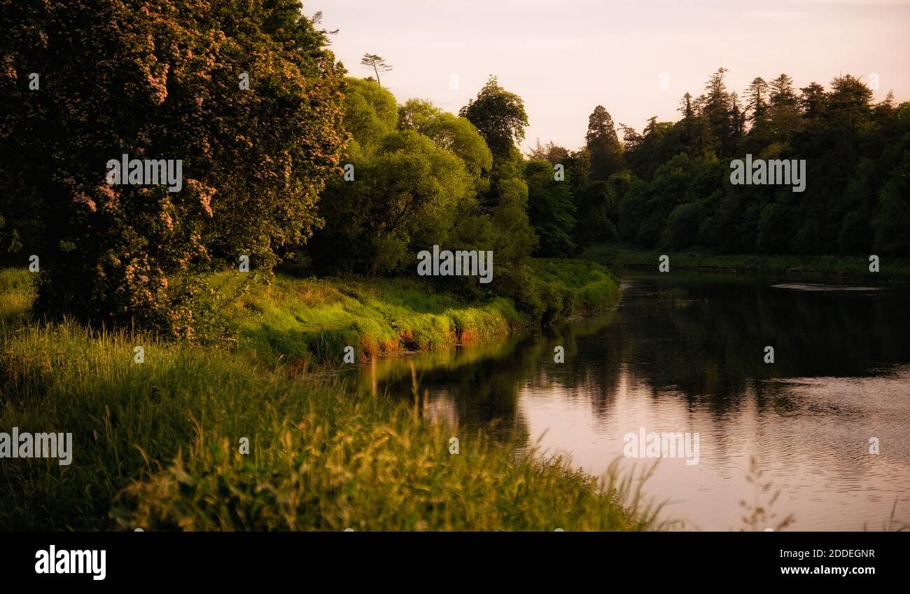 Aerial view stunning irish countryside hi-res stock photography and ...