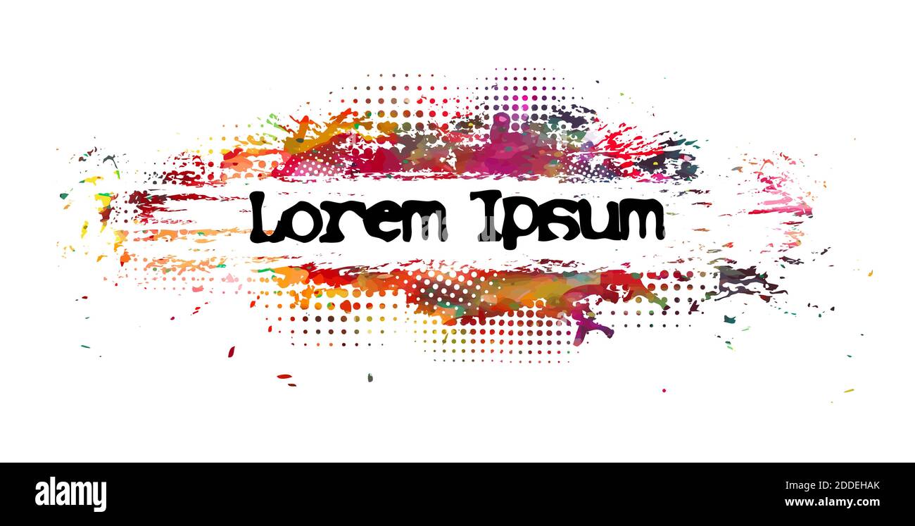 Multi color blots background. Vector illustration Stock Vector Image ...