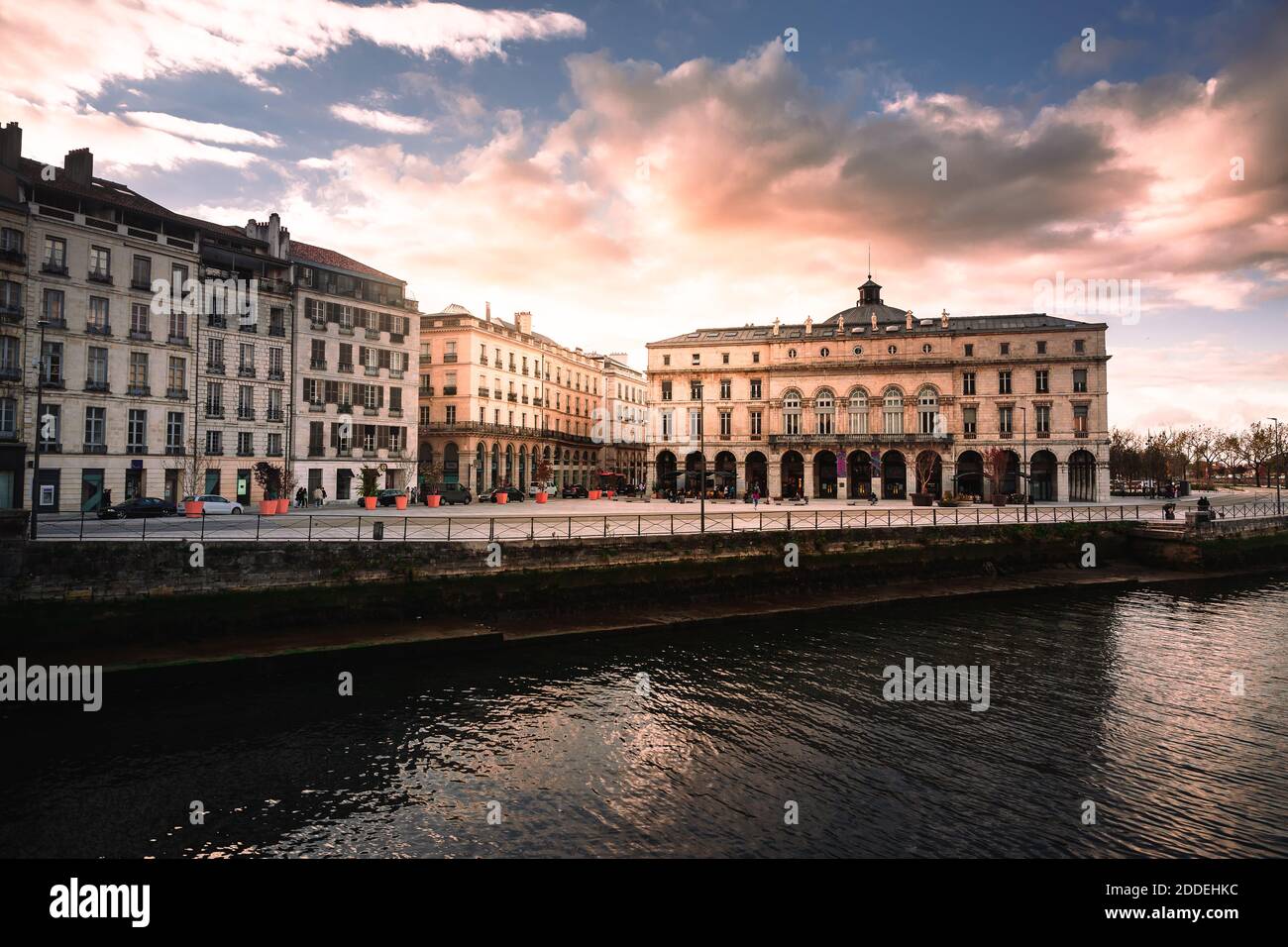 View from Baiona (Bayonne) capital of the North Basque Country Stock ...