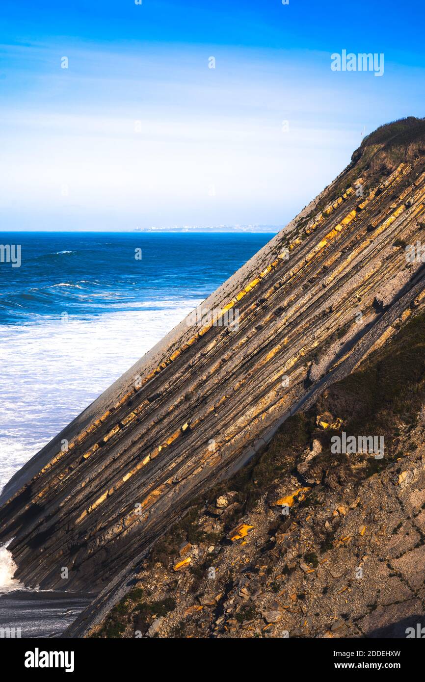 View from the North Basque Country coast Stock Photo - Alamy