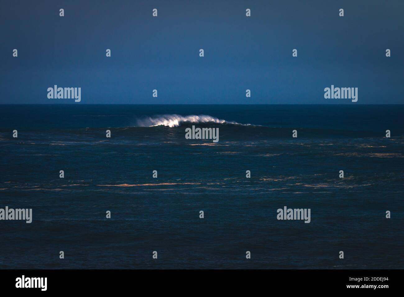 Belharra wave, one the highest of the world appearing at the basque ...