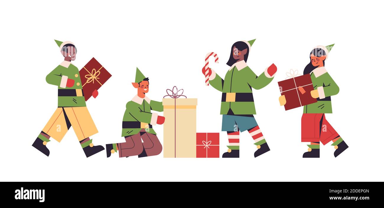 Elves horizontal Stock Vector Images - Alamy