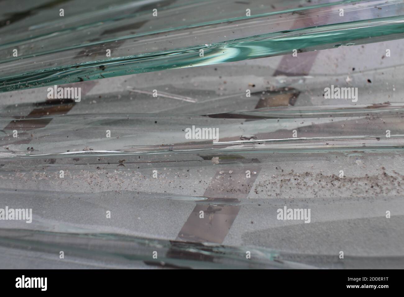 Broken glass - close up Stock Photo - Alamy