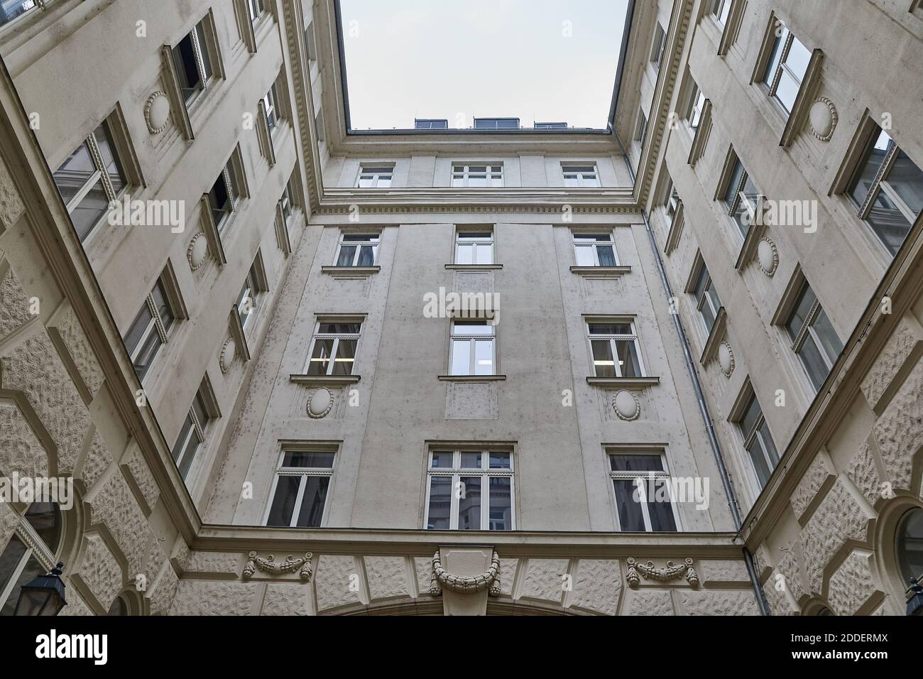 Urban building from below Stock Photo - Alamy
