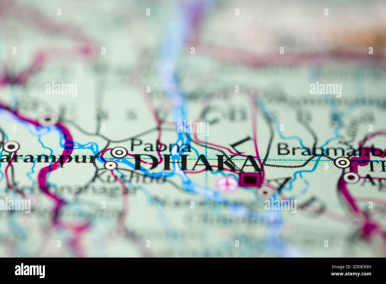 Map of dhaka hi-res stock photography and images - Alamy