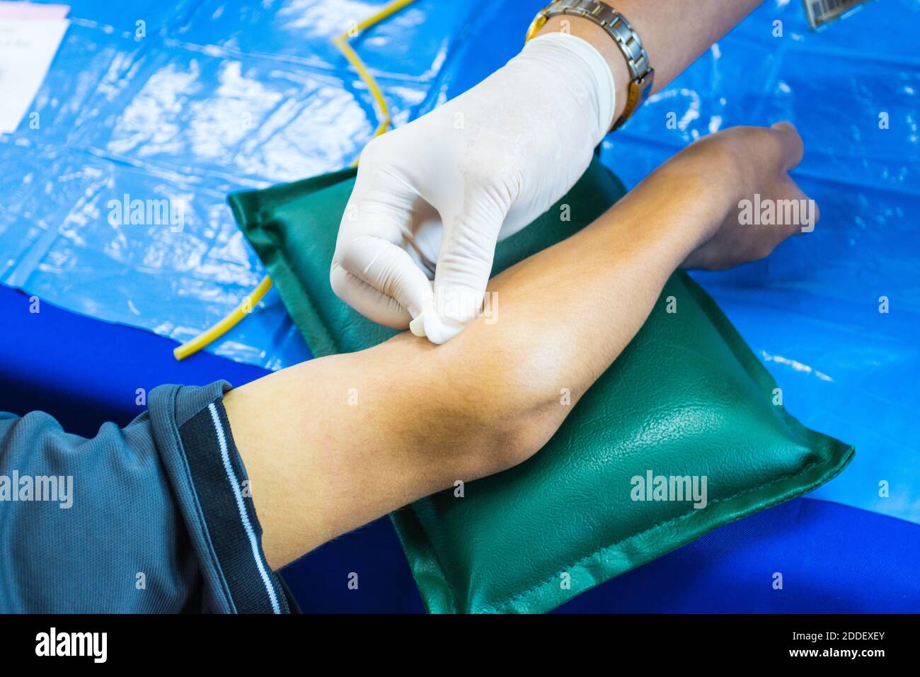 Medical Needle In Arm