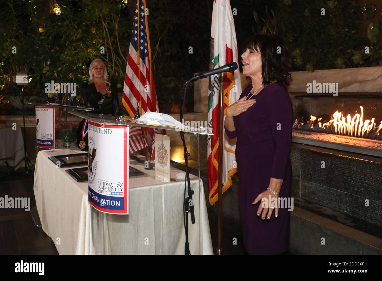 Los Angeles, California, CA. 22nd November, 2020. Laura Angelini sings ...