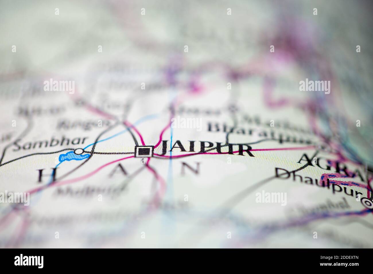 Map of jaipur hi-res stock photography and images - Alamy