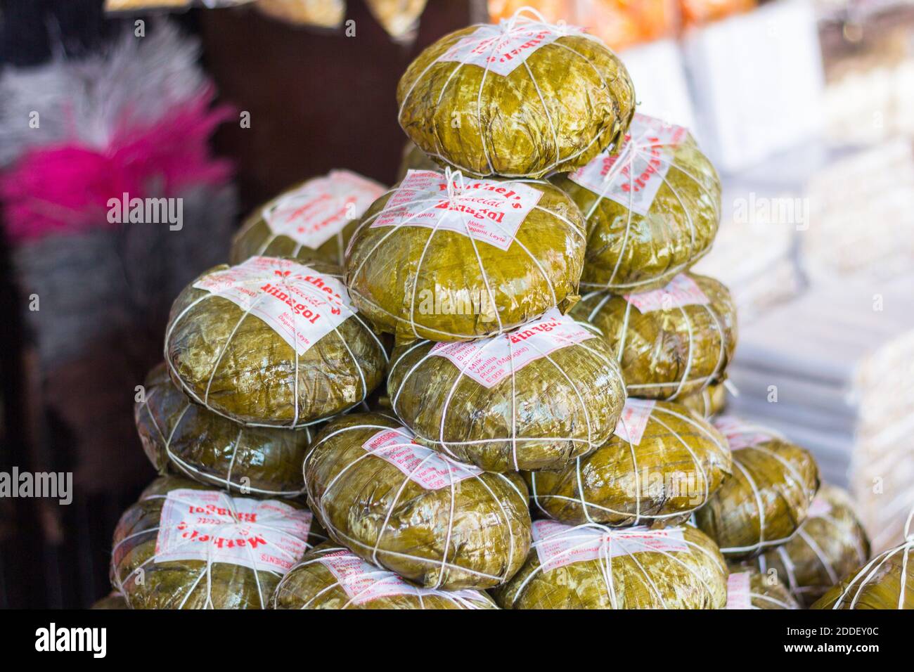 Local dessert calle binagol made from taro at a bus terminal in Leyte ...