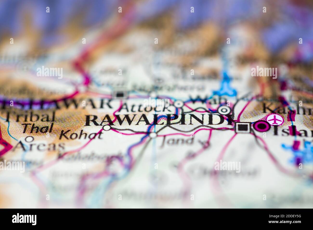 Rawalpindi map hi-res stock photography and images - Alamy