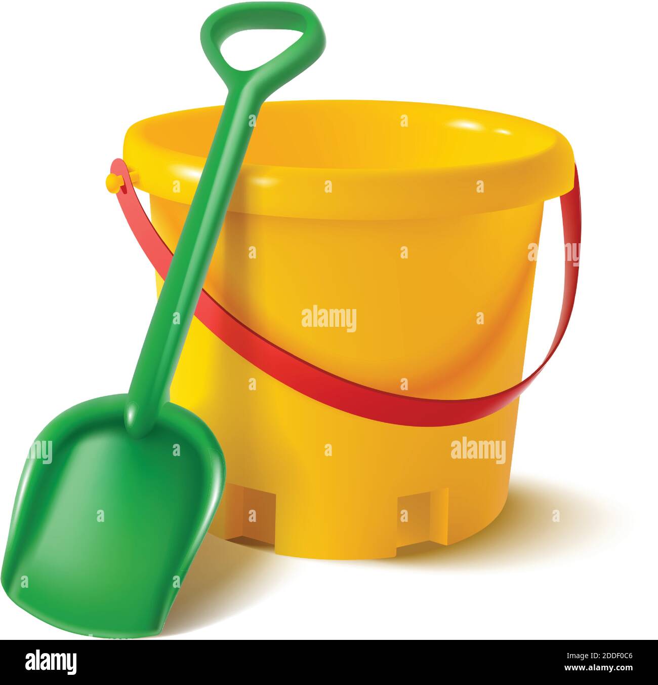 Cartoon bucket and spade Stock Vector Images - Alamy