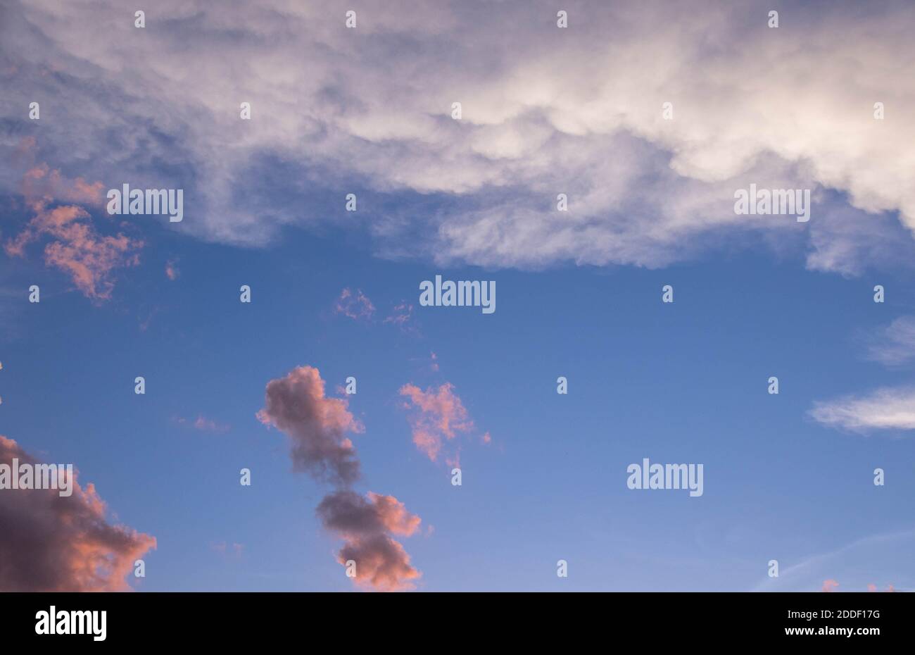 Summer late afternoon cloud formations over Gauteng province in the ...