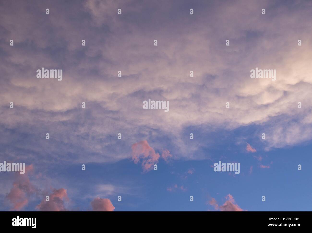 Summer late afternoon cloud formations over Gauteng province in the ...