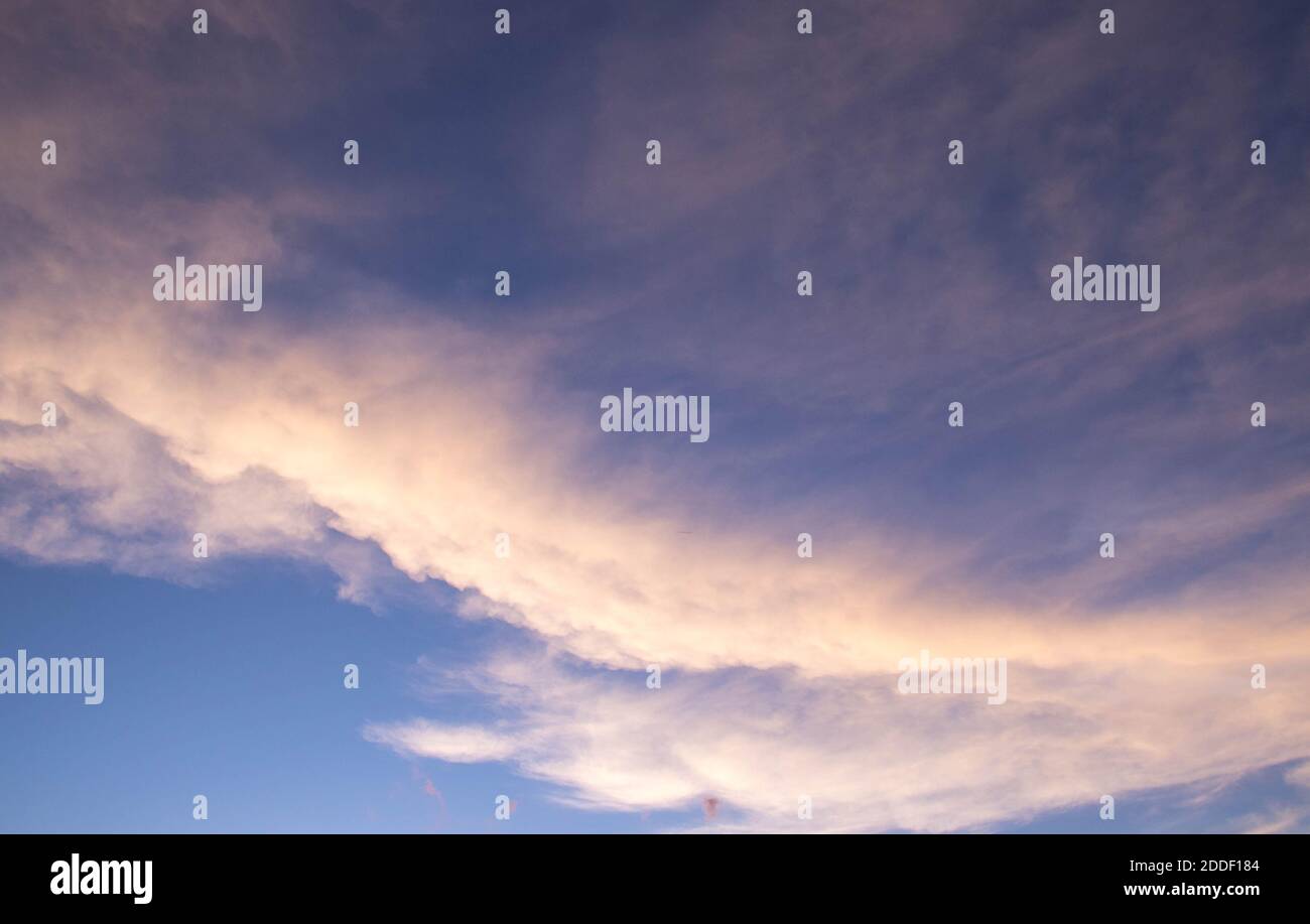 Summer late afternoon cloud formations over Gauteng province in the ...