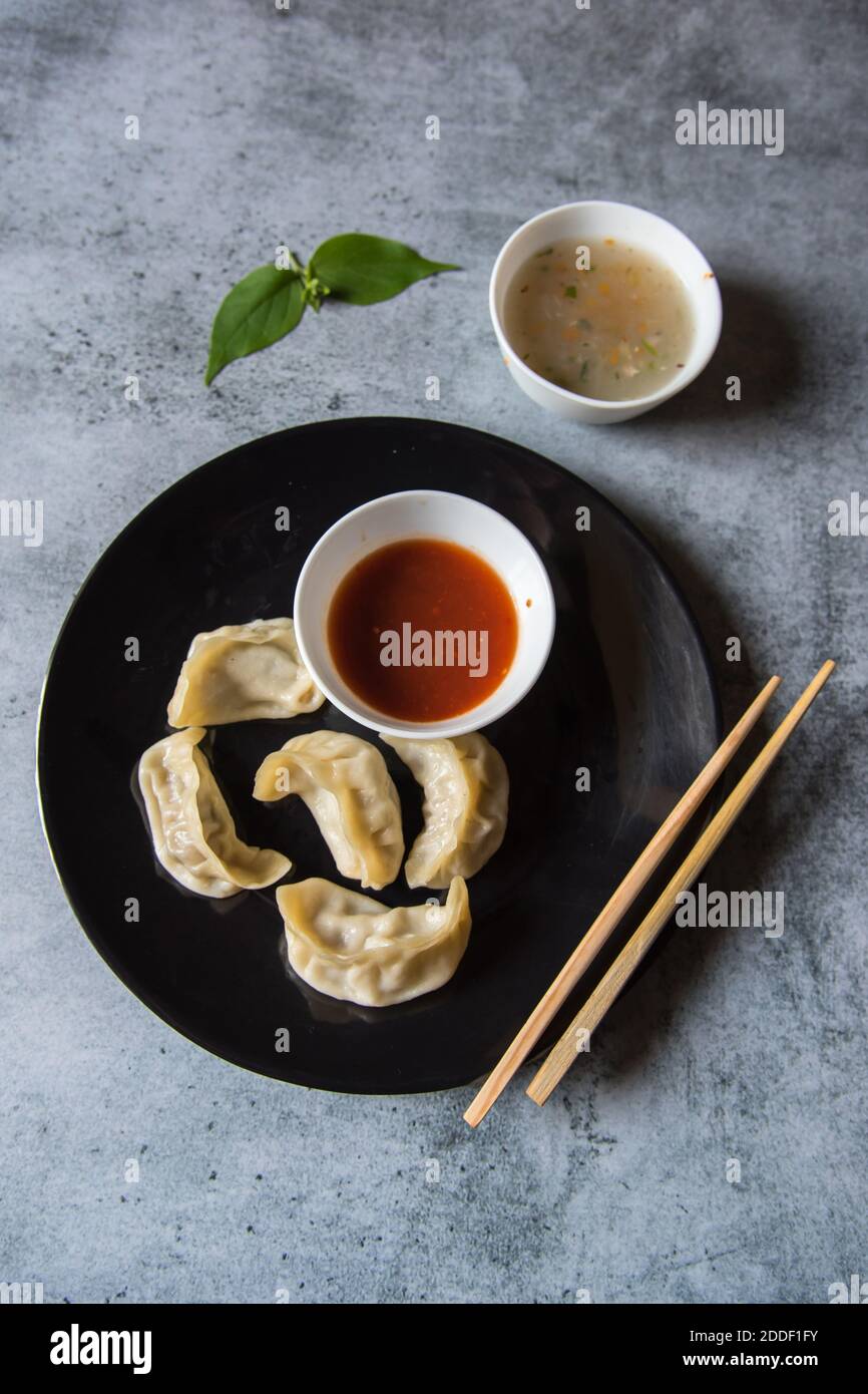 Tibetan momos hi-res stock photography and images - Alamy
