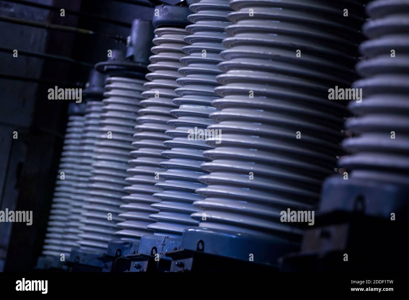 Open switchgear at the Kolymskaya HPP Stock Photo - Alamy