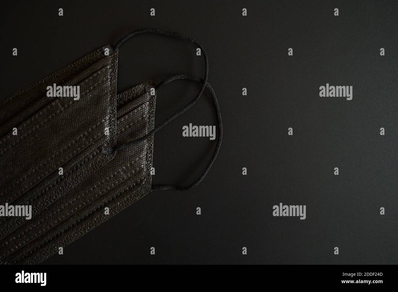 medical masks black color to cover the mouth and nose for protection ...