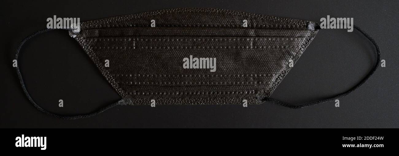 medical mask black color to cover the mouth and nose for protection ...