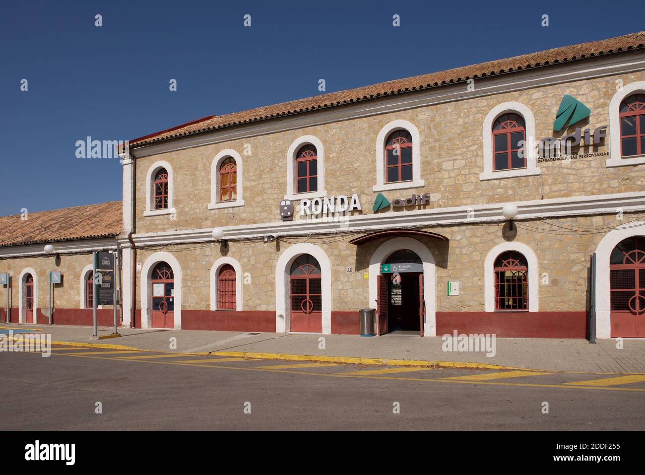 Train Station at Ronda, Andalucia in Spain Stock Photo - Alamy