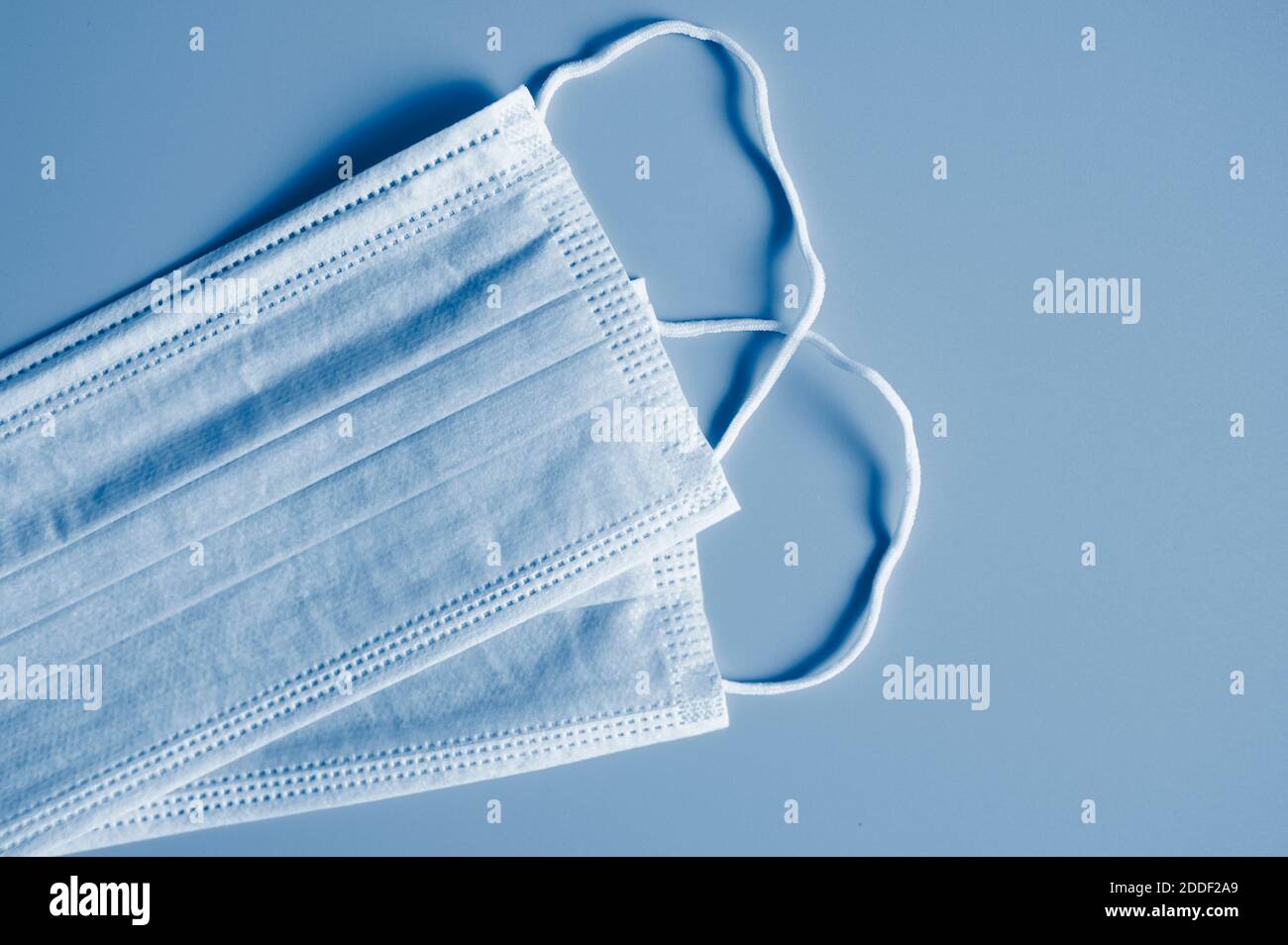 medical masks tinted classic blue color to cover the mouth and nose for ...