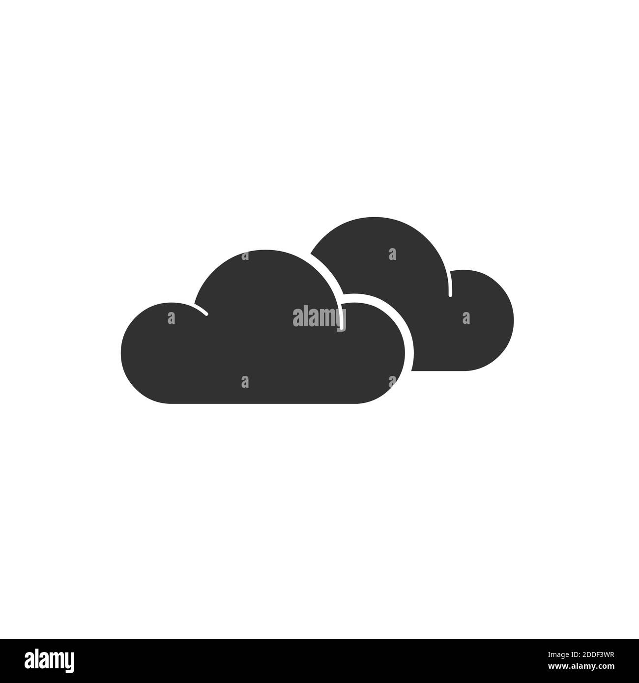 Cloud Icon Vector. Simple flat symbol. weather icon. Stock vector ...