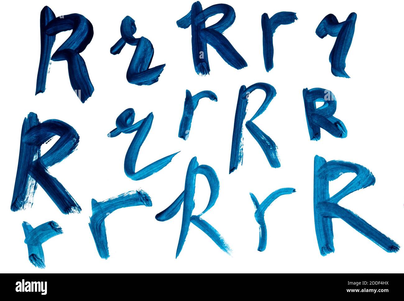 Capital letter in white Cut Out Stock Images & Pictures - Alamy