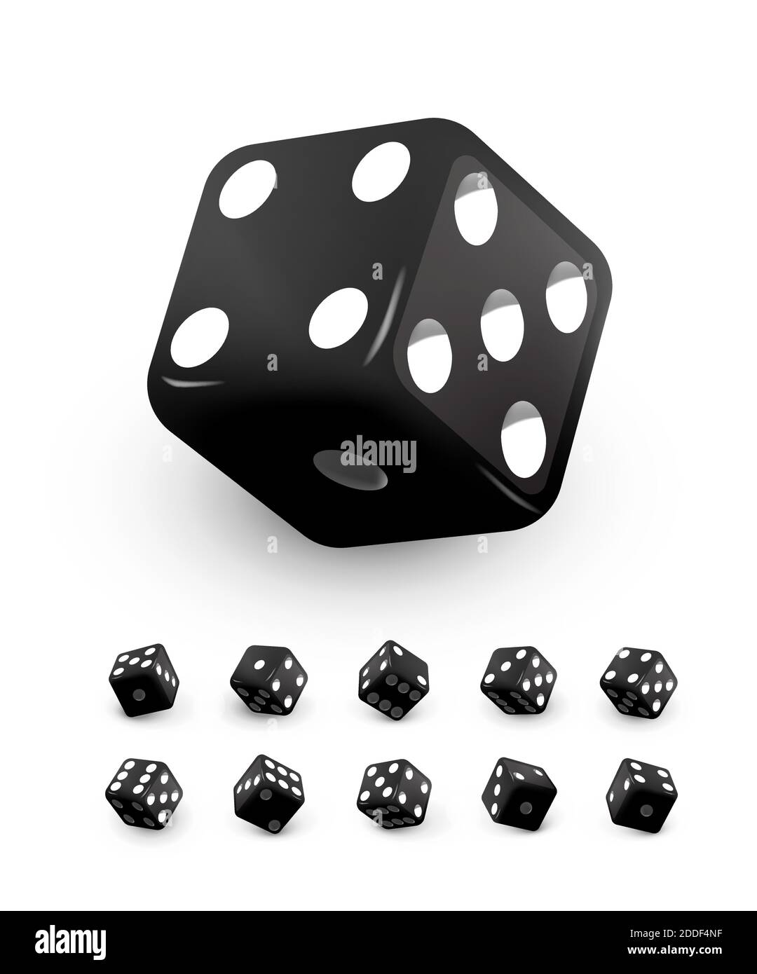 Black cube Stock Vector Images - Alamy