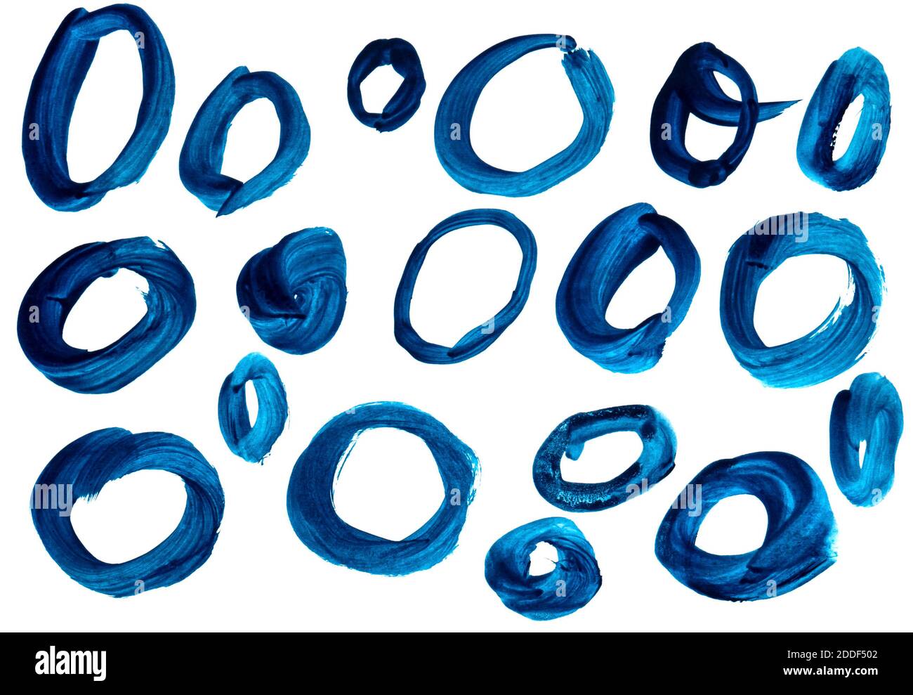 The letter O is drawn in different versions Stock Photo - Alamy