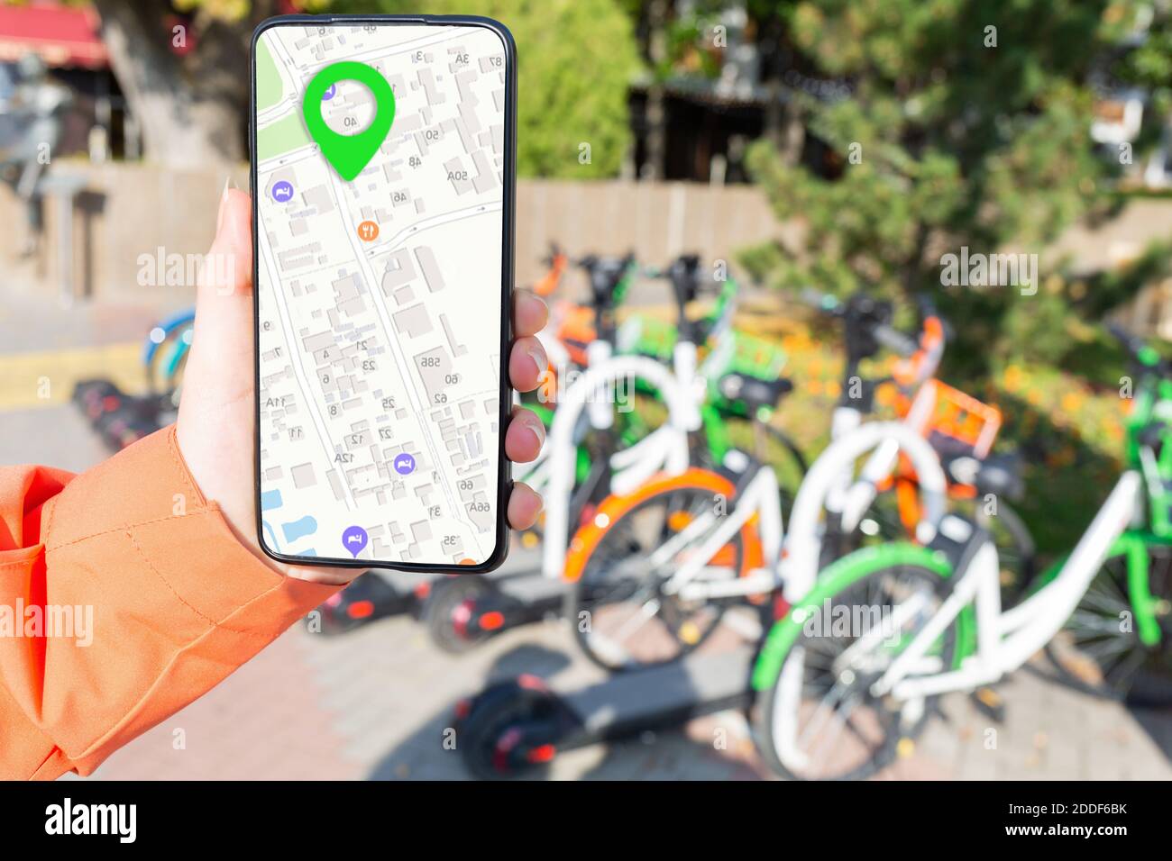 Bike share map hi-res stock photography and images - Alamy