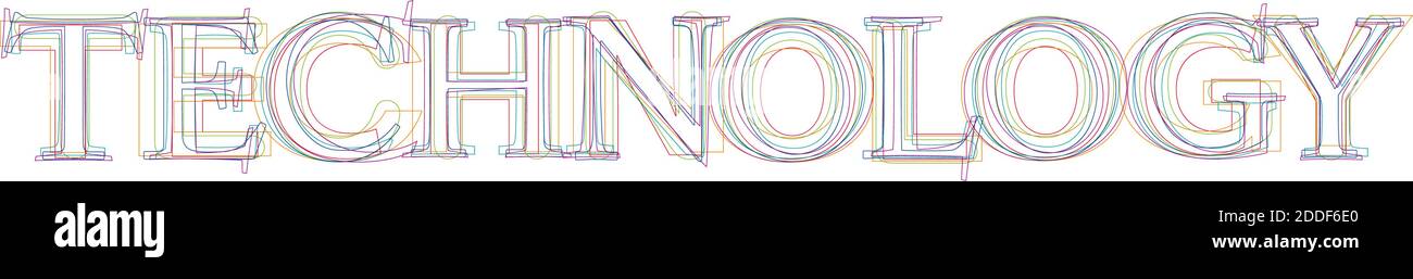 Vector word Technology Stock Vector Image & Art - Alamy