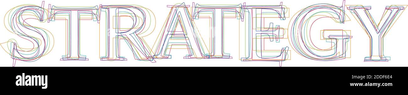 Vector word Strategy Stock Vector Image & Art - Alamy