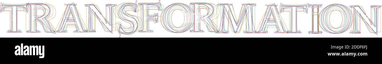 Vector word Transformation Stock Vector Image & Art - Alamy