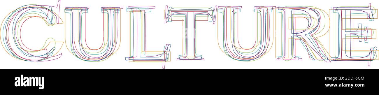 Vector word Culture Stock Vector Image & Art - Alamy