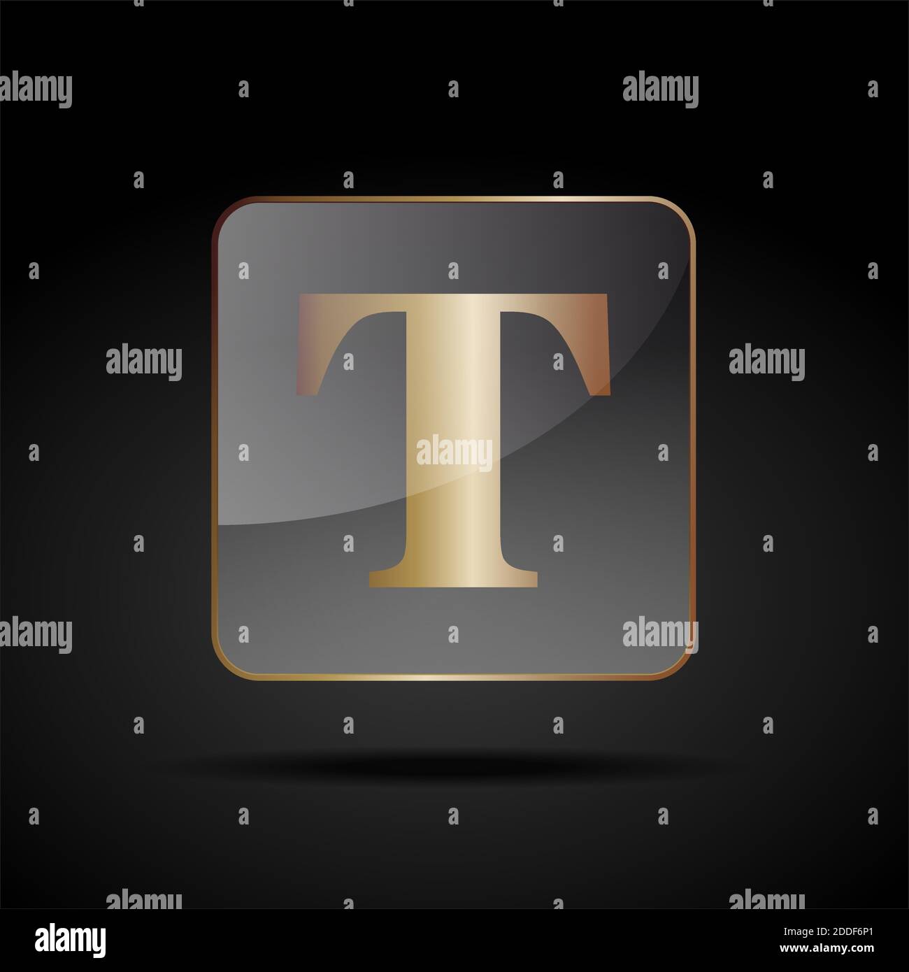 Vector button letter T Stock Vector Image & Art - Alamy