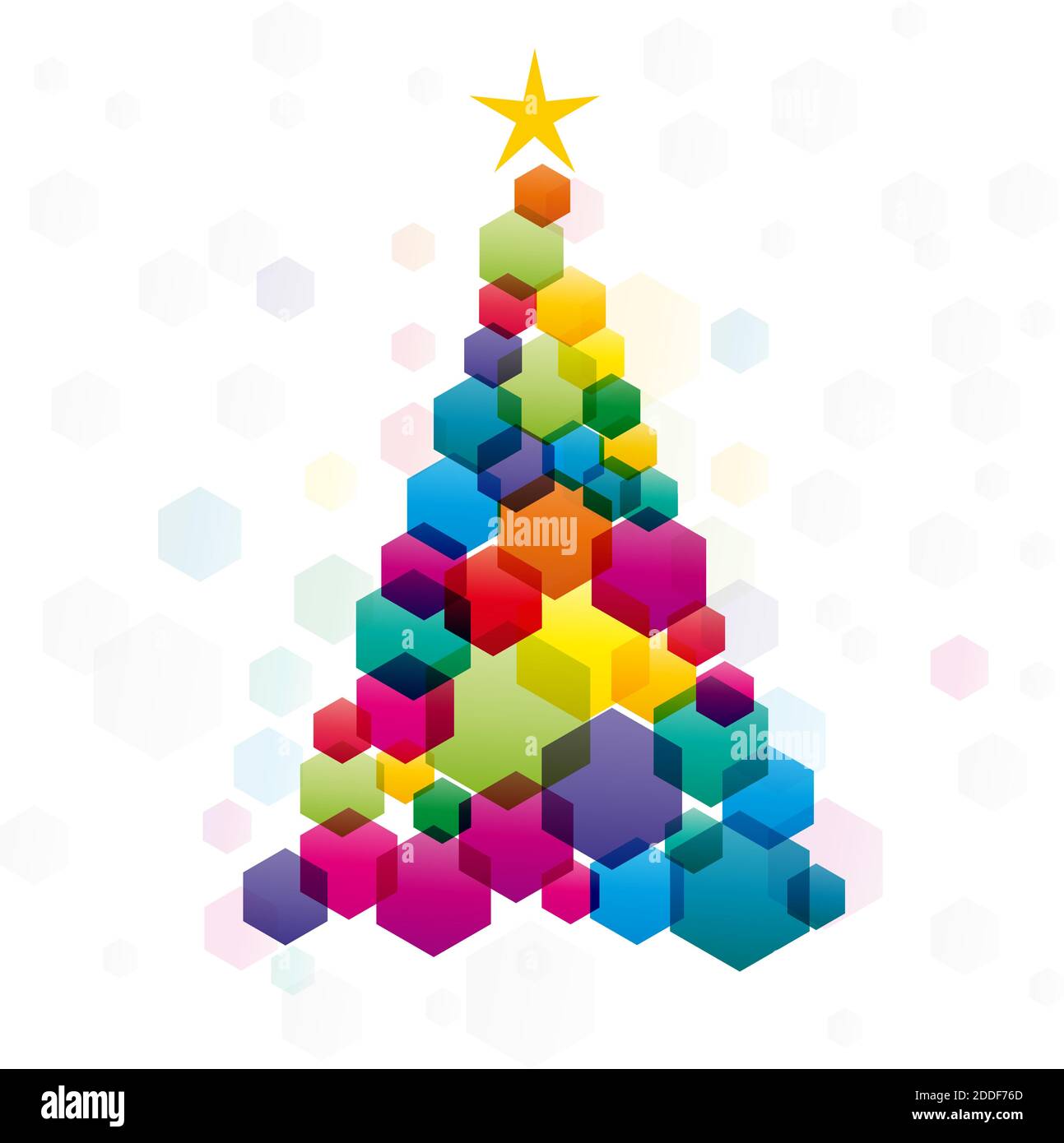 Abstract Christmas tree Stock Vector Image & Art - Alamy