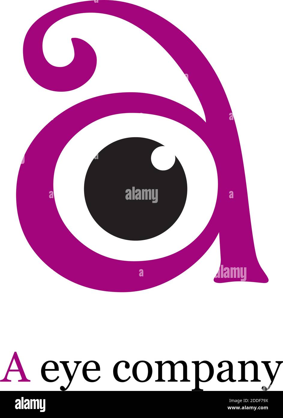 Eye doctor concept vector Cut Out Stock Images & Pictures - Alamy