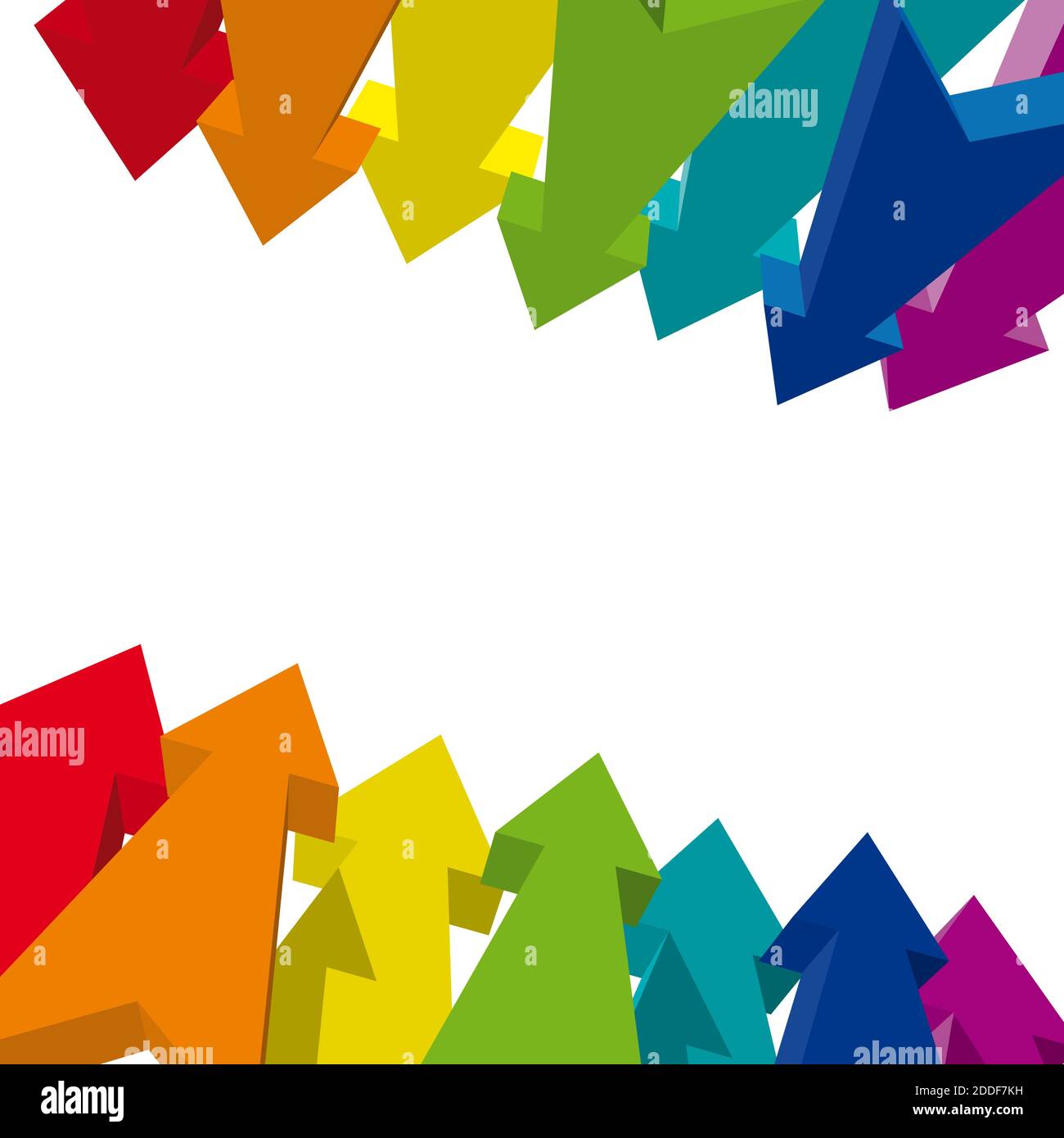 Vector rainbow arrows background Stock Vector Image & Art - Alamy