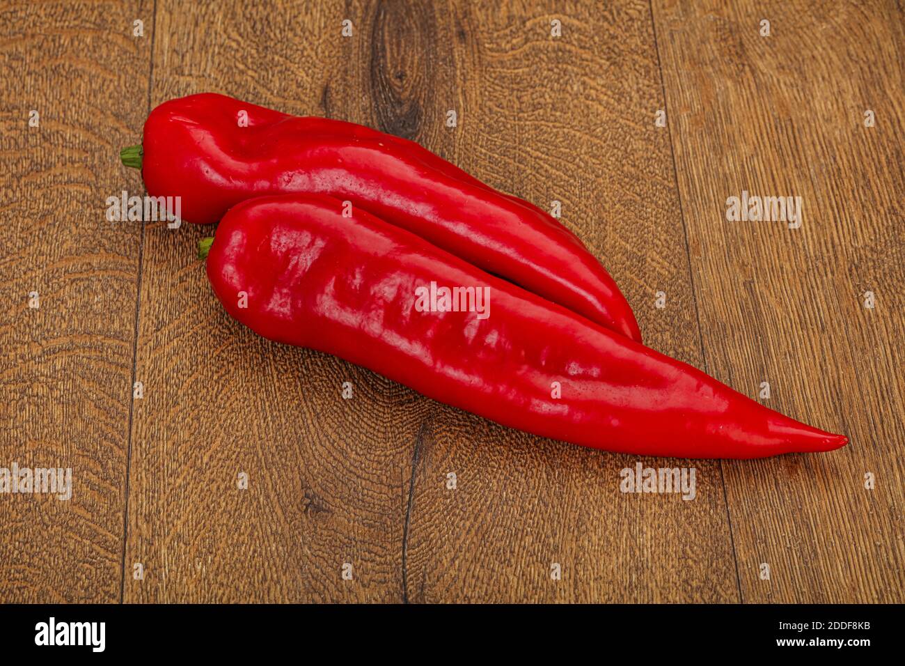 Ripe juicy red Ramiro pepper - ready for cooking Stock Photo - Alamy