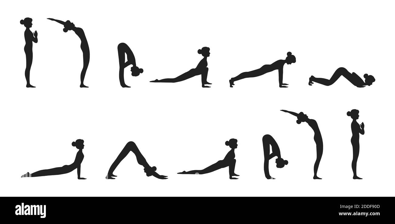 Surya namaskar Black and White Stock Photos & Images - Alamy Surya namaskar Black and White Stock Photos & Images - Alamy