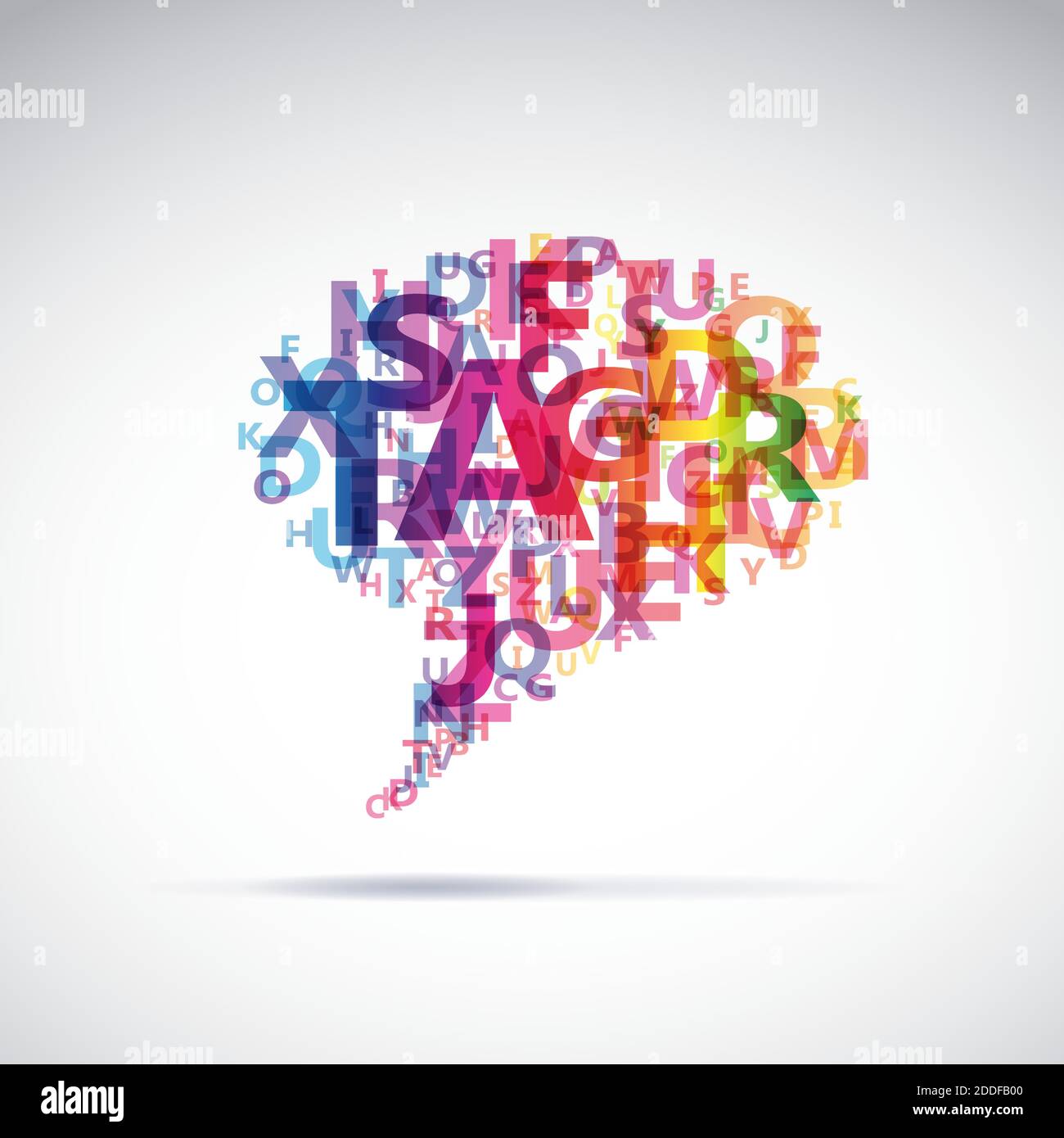 Vector Abstract colorful dialog bubble Stock Vector Image & Art - Alamy