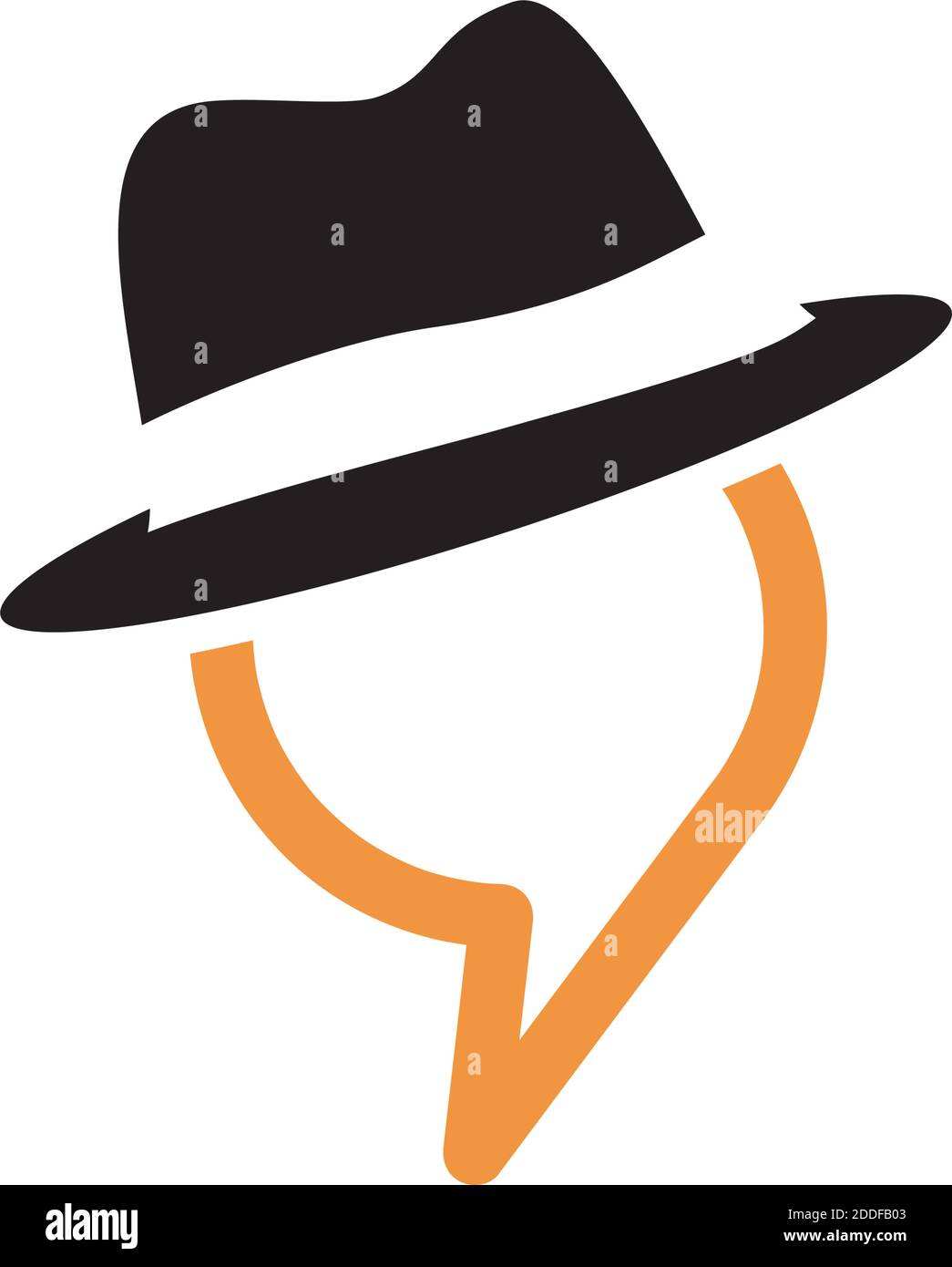 Vector talking man in Cut Out Stock Images & Pictures - Alamy