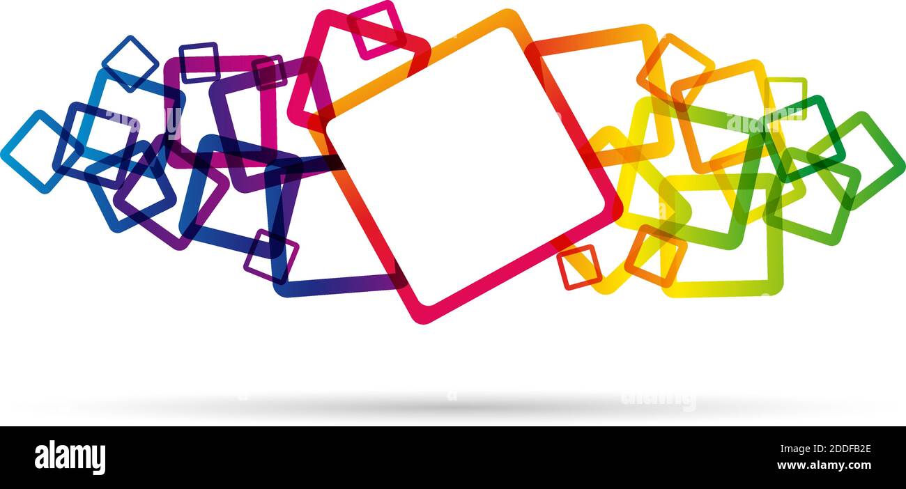 Vector Funky squares design background Stock Vector Image & Art - Alamy