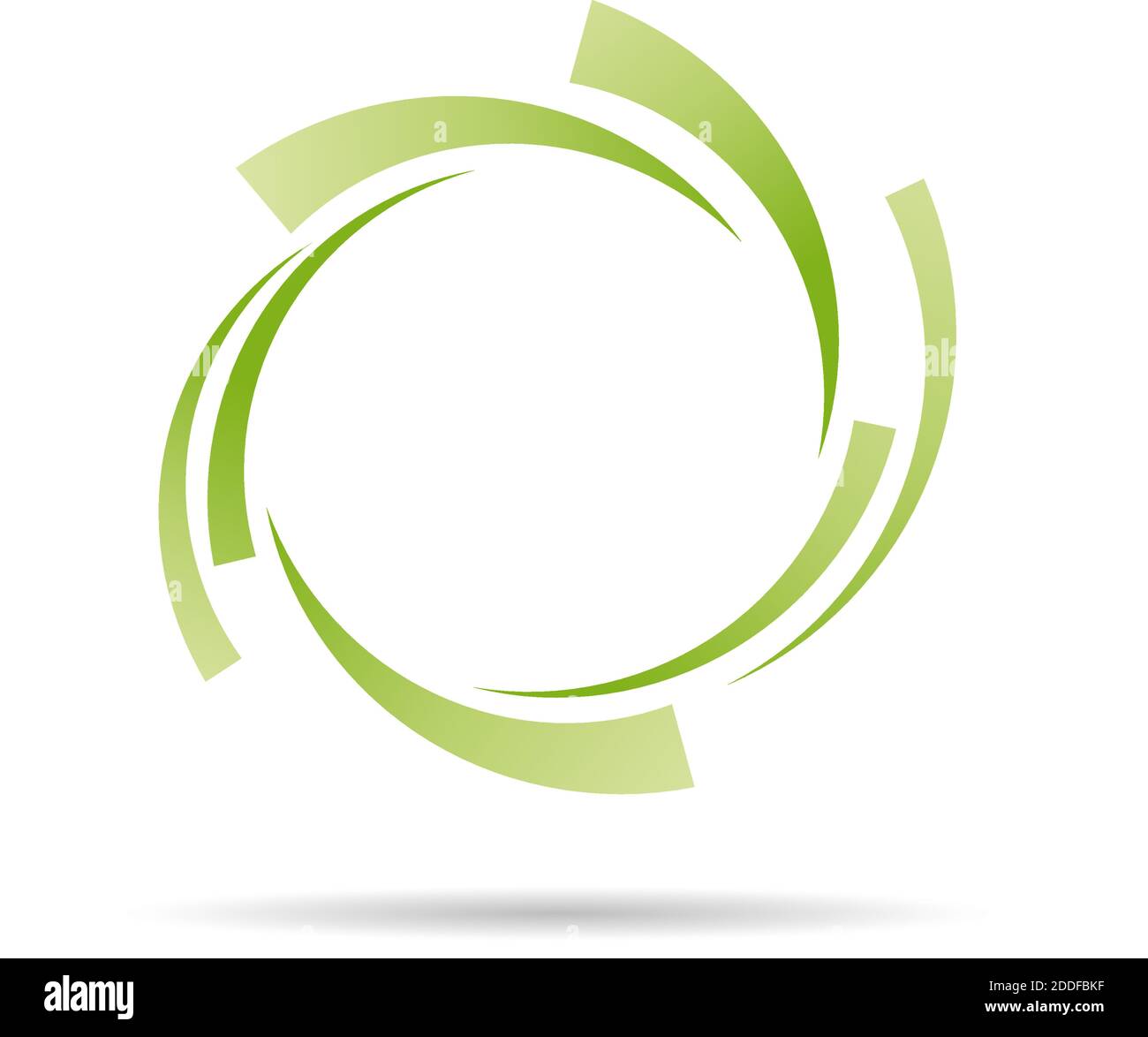 Vector Green Rings Background Stock Vector Image & Art - Alamy