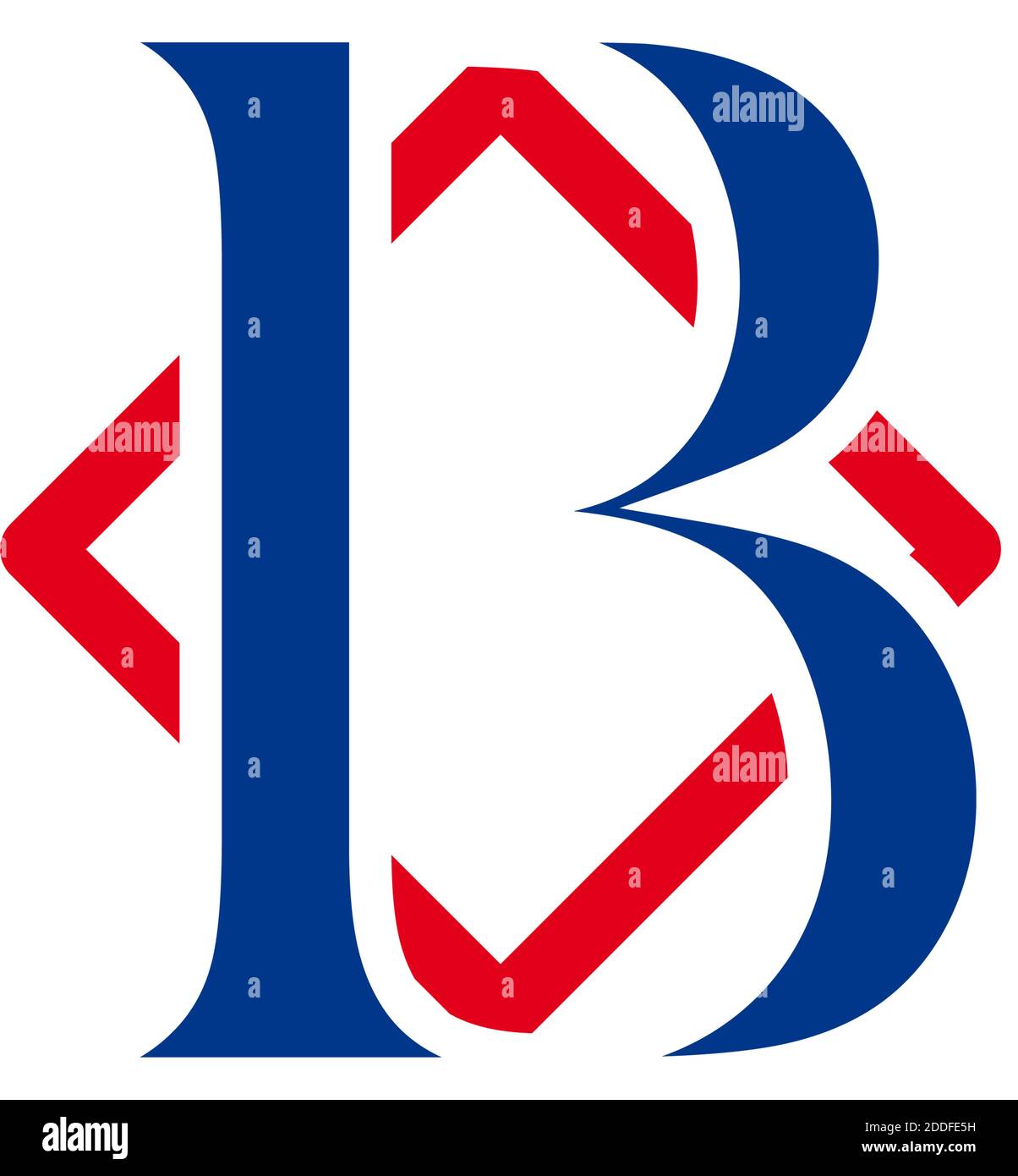 Vector sign initial letter B with rhombus Stock Vector Image & Art - Alamy