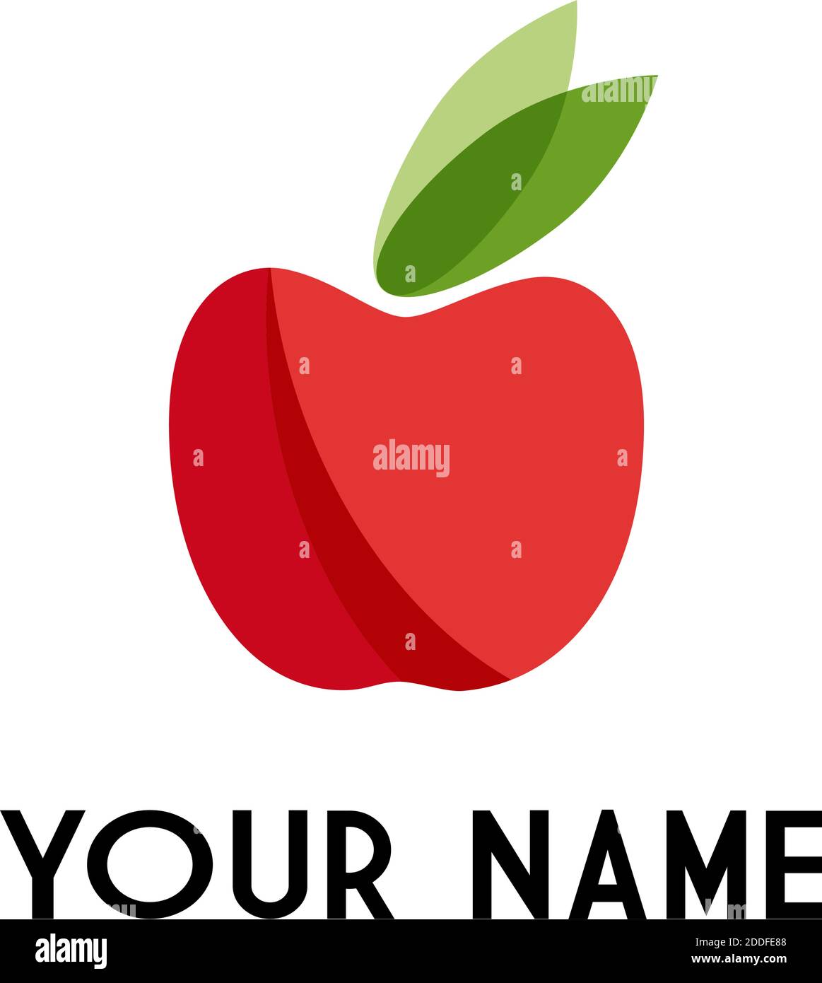 Vector apple. concept of opportunities for success Stock Vector Image ...