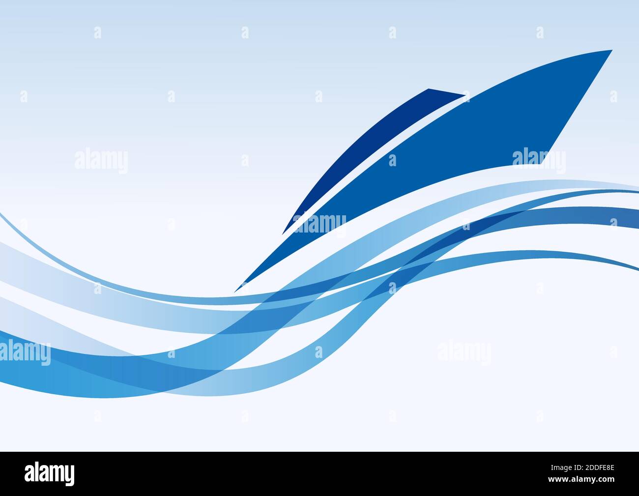 Vector background speedboat and sea Stock Vector Image & Art - Alamy