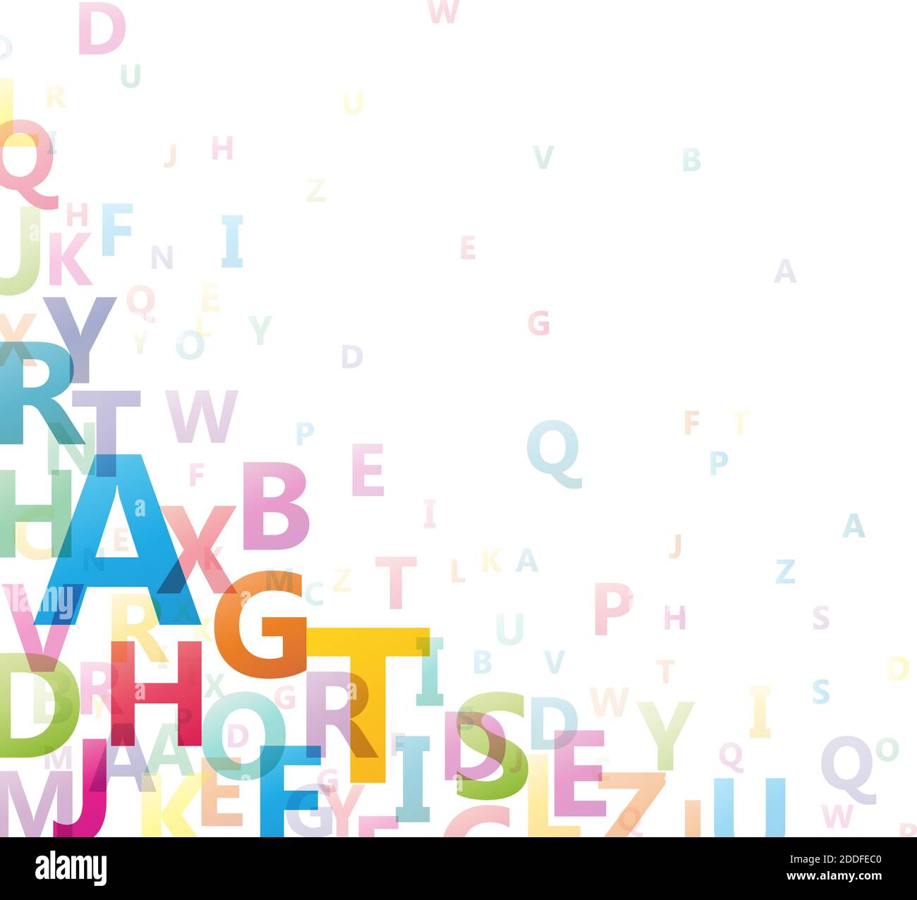 Vector Abstract Alphabet background Stock Vector Image & Art - Alamy