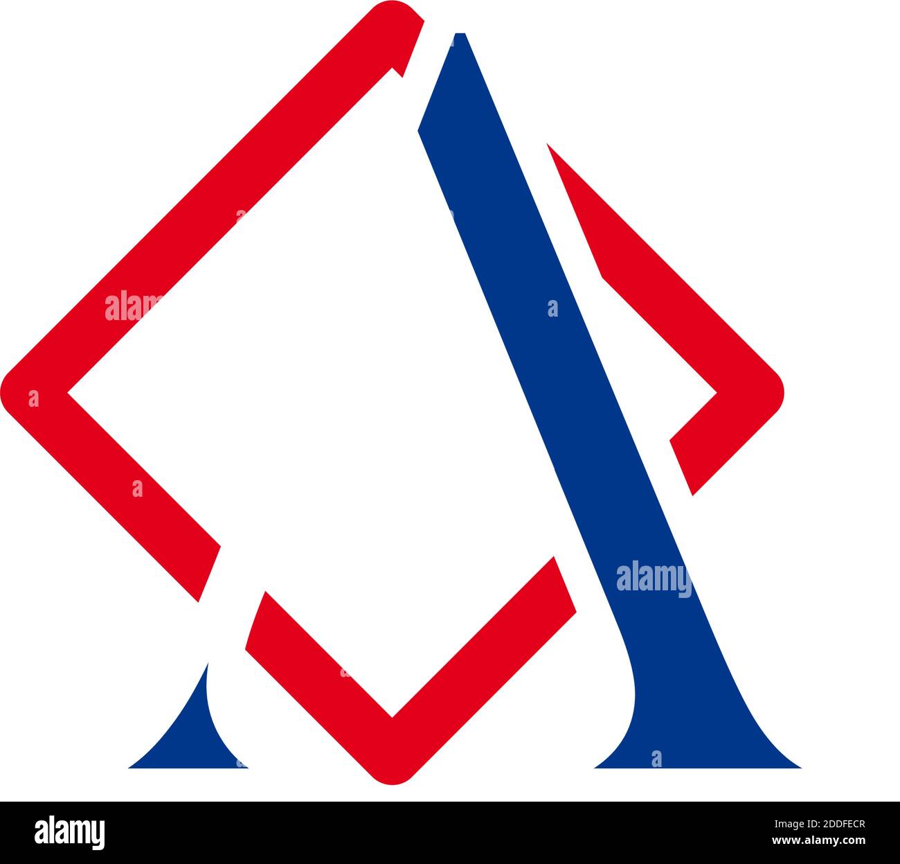 Vector sign initial letter A with rhombus Stock Vector Image & Art - Alamy