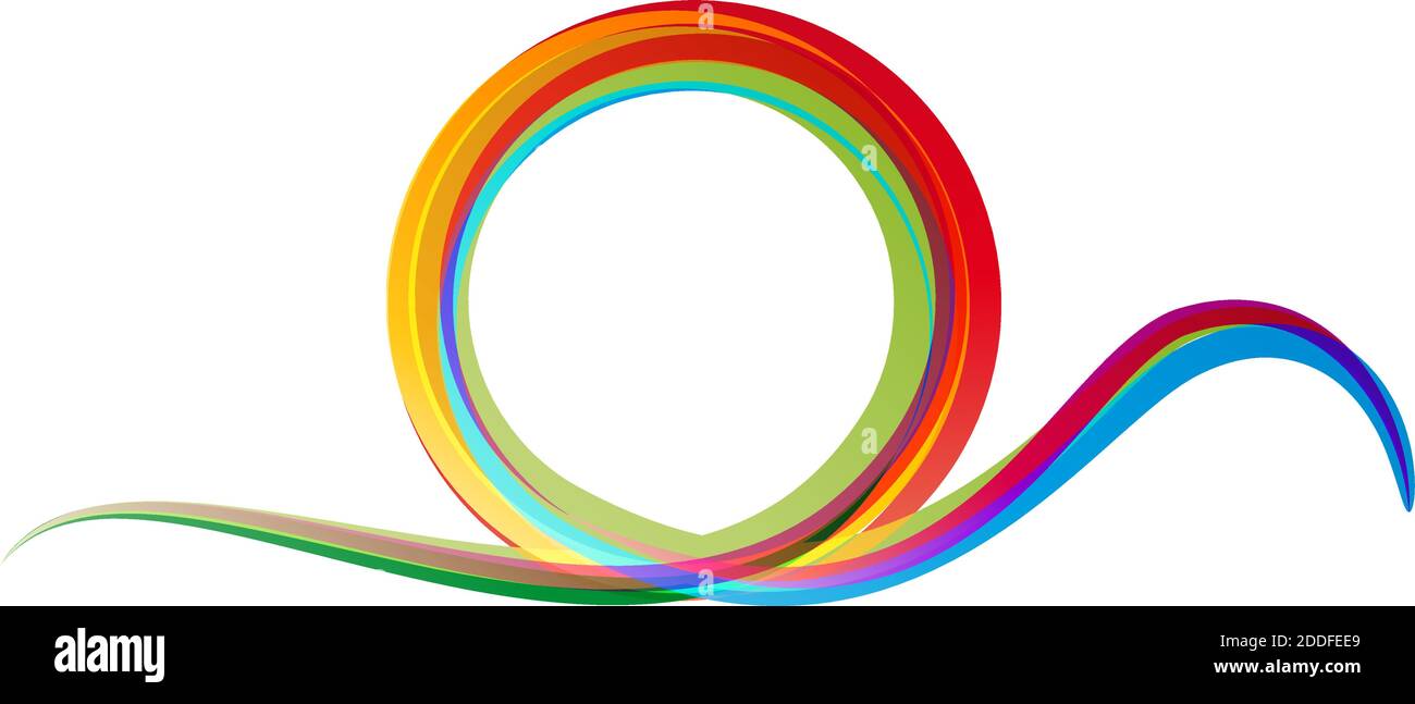 Vector rainbow wave background Stock Vector Image & Art - Alamy