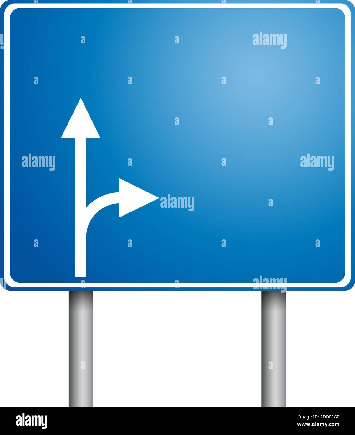 Blue Road Sign Png